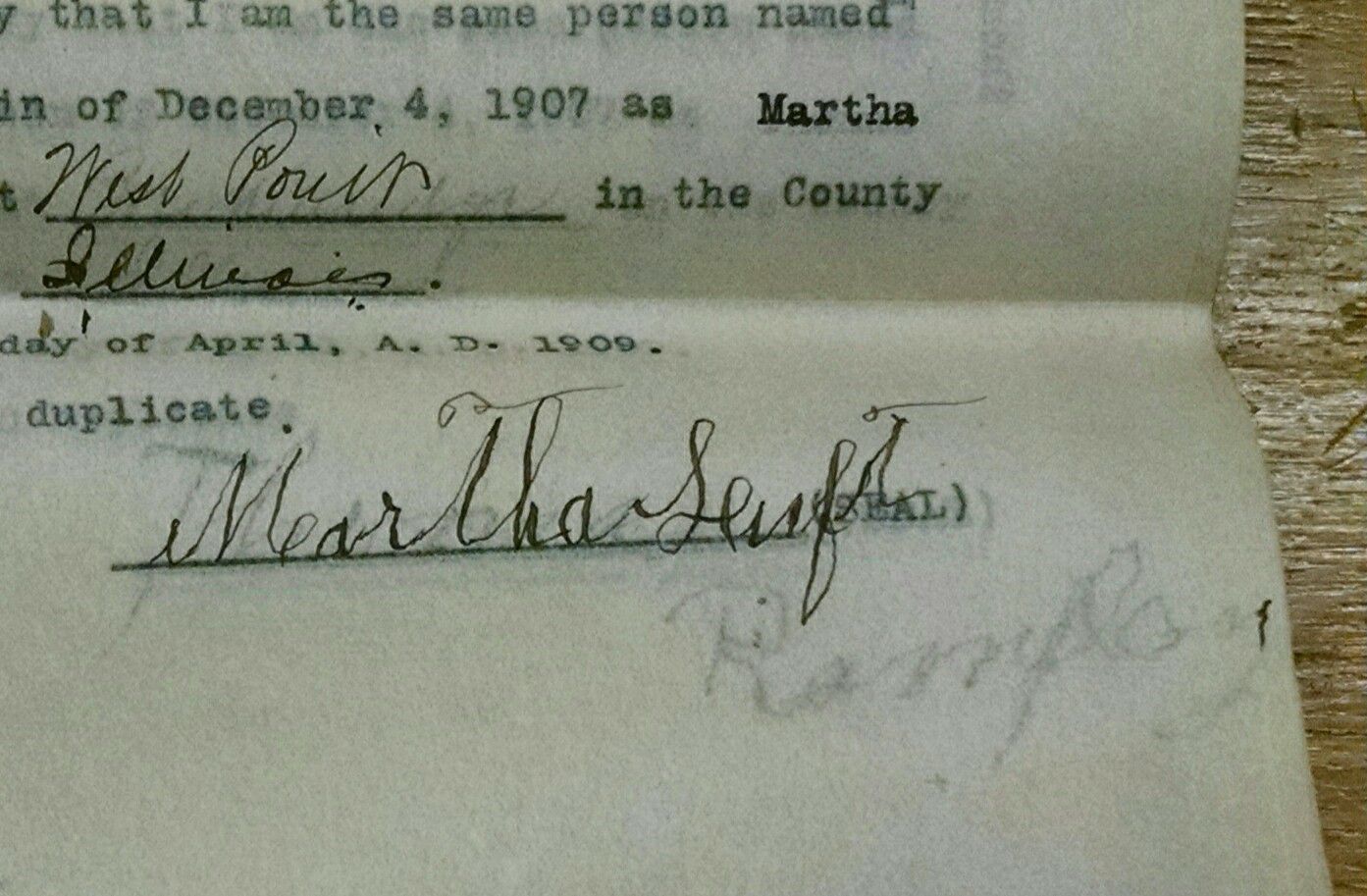 Signatures in Signed Receipts - Genealogy Tip of the Day