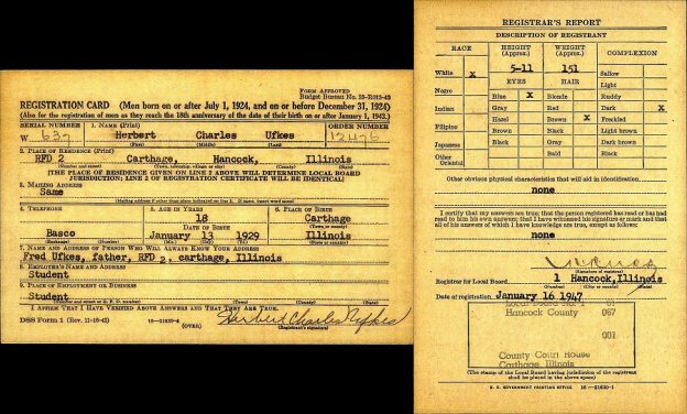 World War Two Draft Registrations Include After the War - Genealogy Tip ...